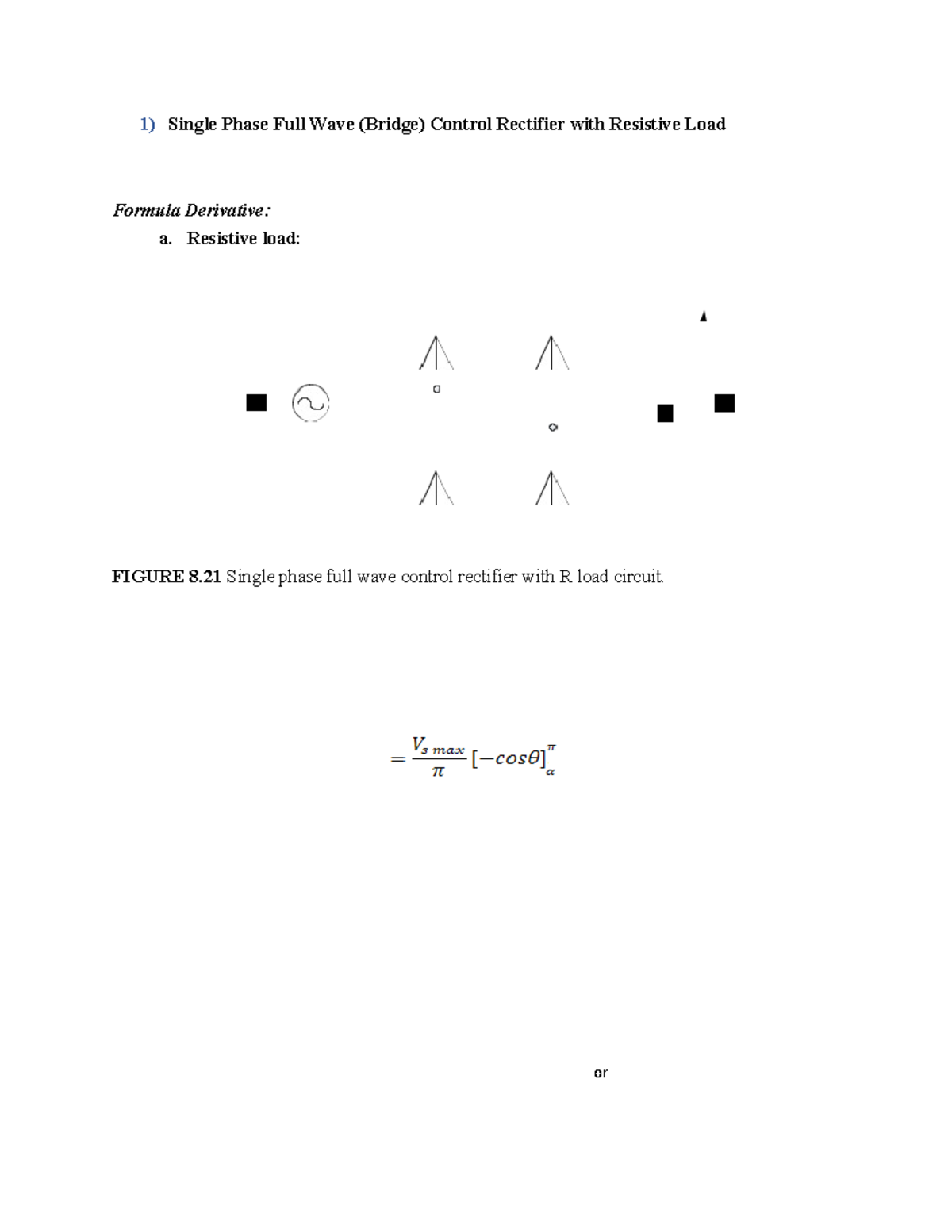 Lecture 5 - none - Single Phase Full Wave (Bridge) Control Rectifier ...