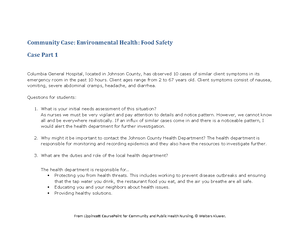 Community Mental Health Case1 - Community Case: Mental Health Case Part 1 Seventeen-year-old ...