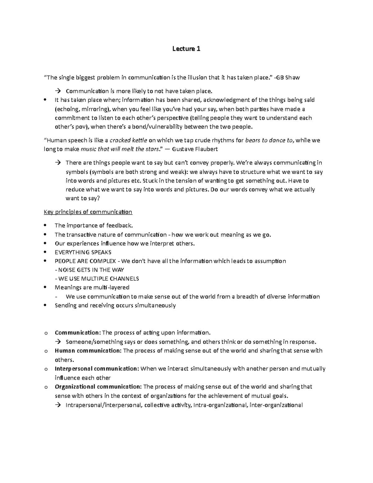 Lectures Lecture Notes From Chapter 1 6 Lecture 1 The Single