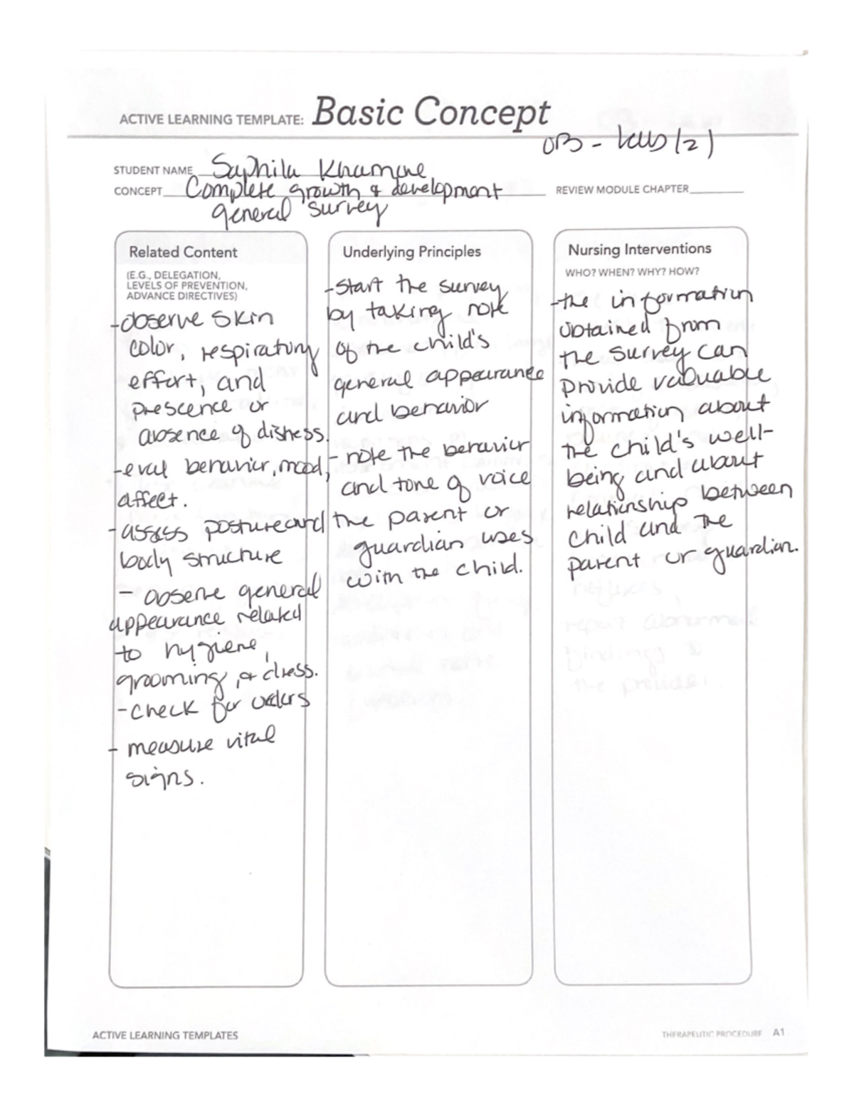Lab weeks 7 ati - notes - BIO 4405 - WGU - Studocu