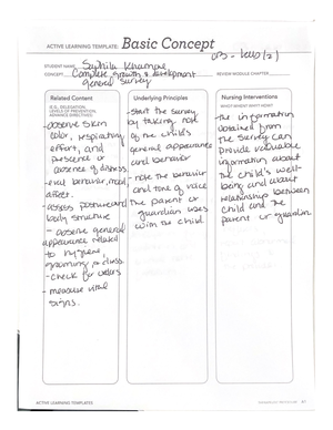 Preclinical Experience Log - Western Governors University Preclinical ...