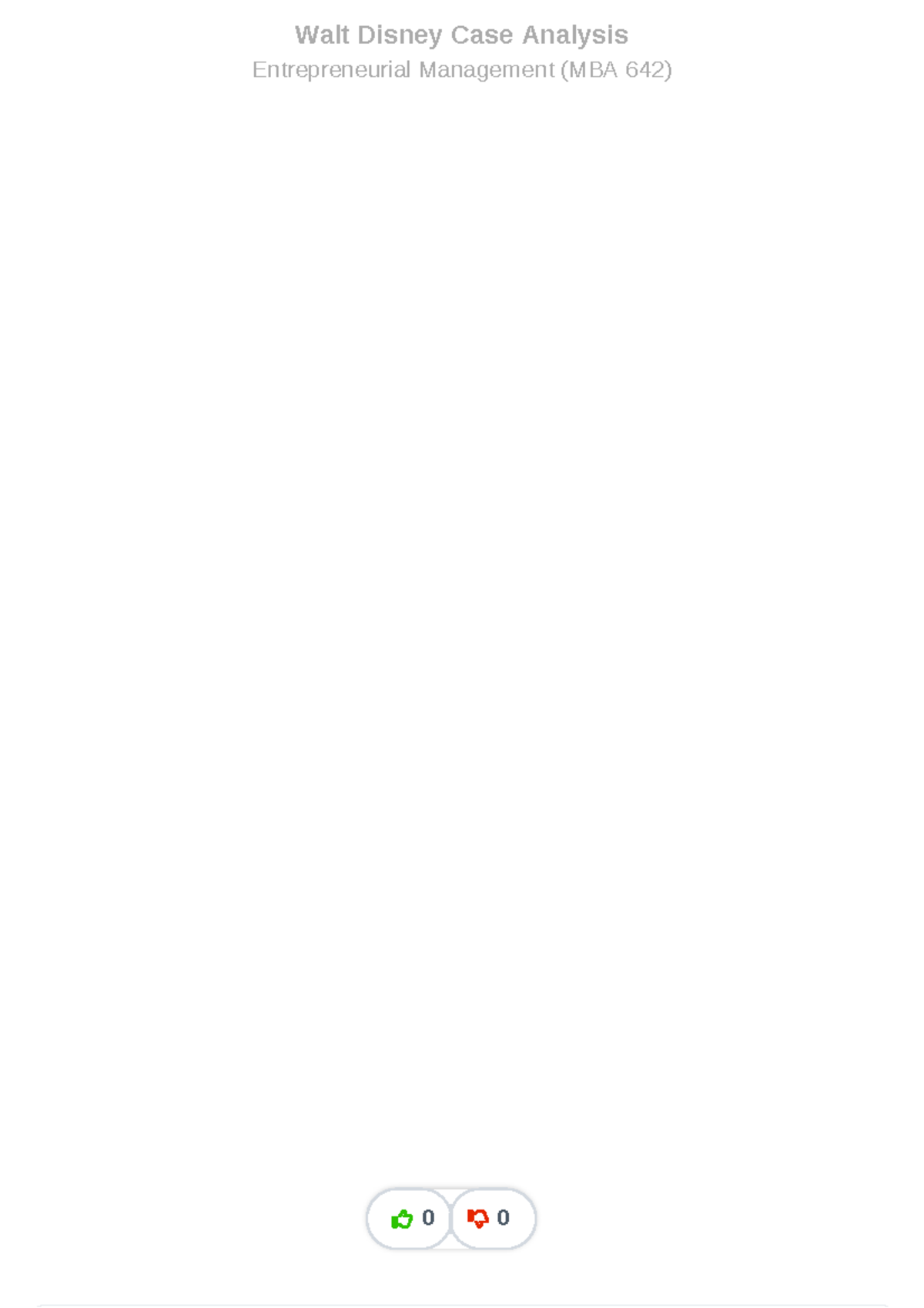 Dlstudocu - Make your assignment easier. - Walt Disney Case Analysis ...