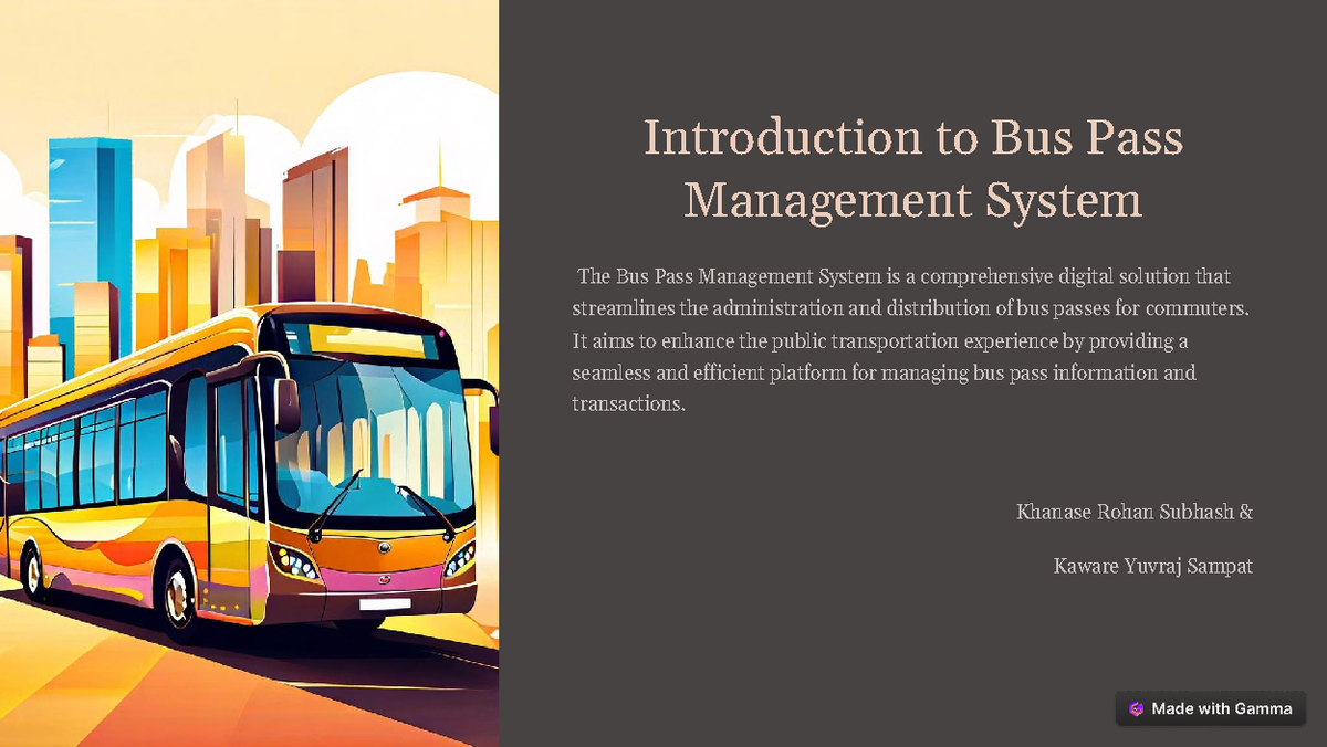 Introduction-to-Bus-Pass-Management-System (1) - Introduction to Bus ...