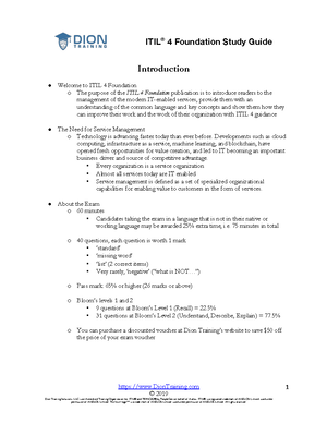 ITIL 4 Overview from BMC - ITIL ® Overview Updated March 2020 This ...