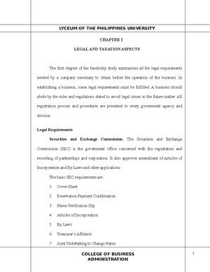 Module 8 - Sources of Financing - Feasibility Study - Studocu