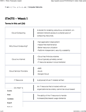 ITM711 - Lecture 5 - notes - ITM711 - Lecture 5 Broadband Networks and ...