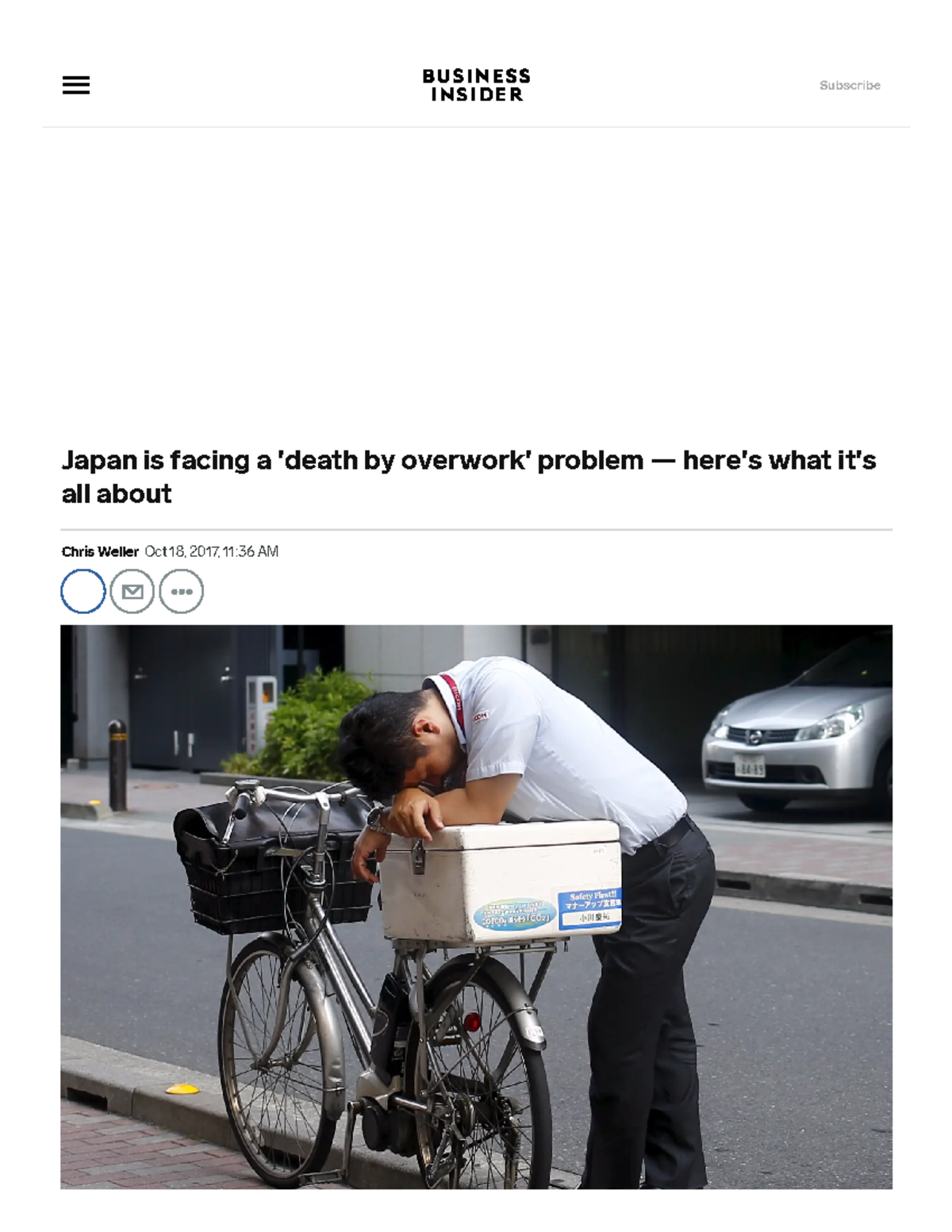 What is karoshi Behind Japan's 'death by overwork' problem - Business ...