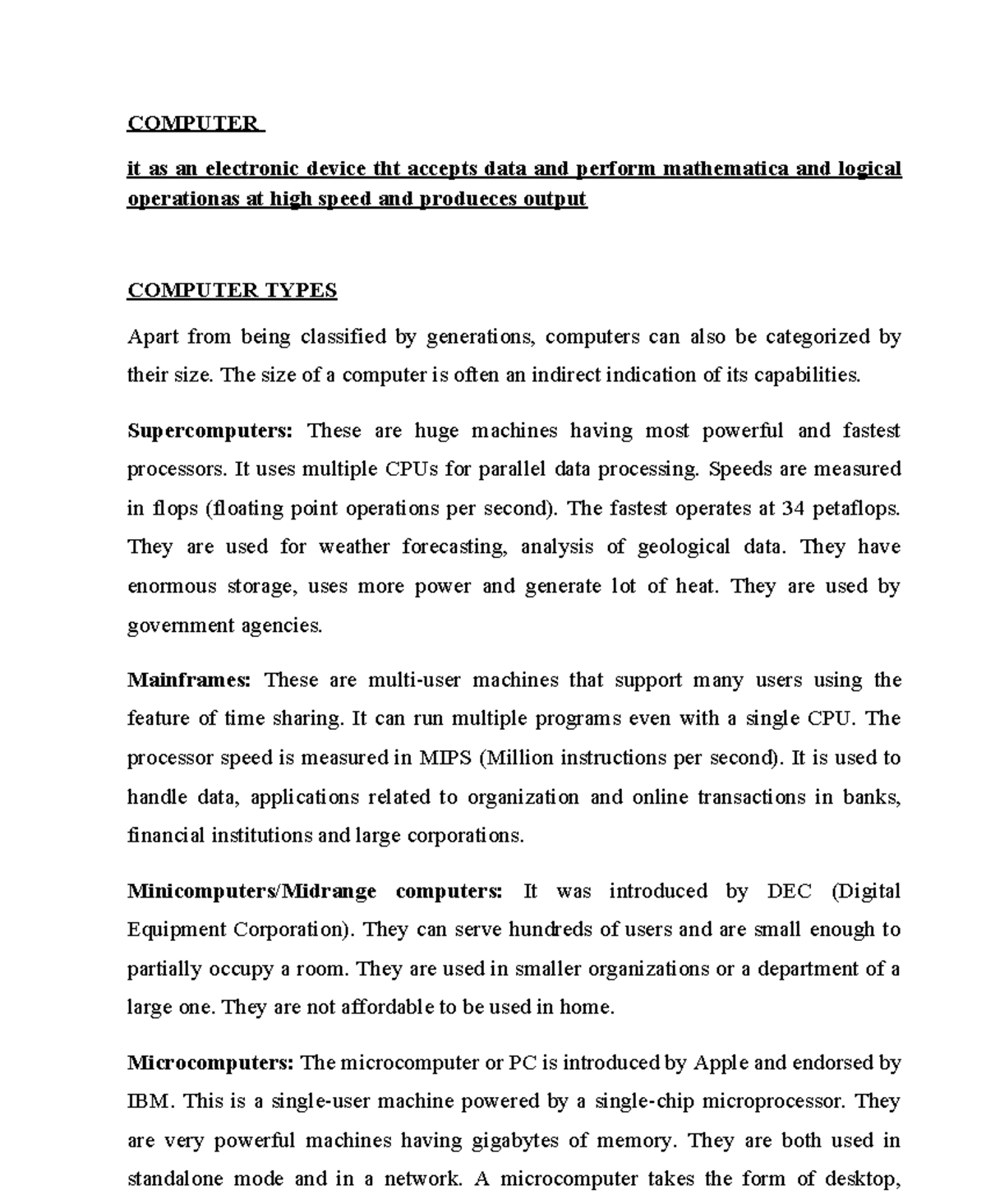 Icp Introduction To C Programming Icp203 For Vtu Lecture Notes For Answers Computer It As An