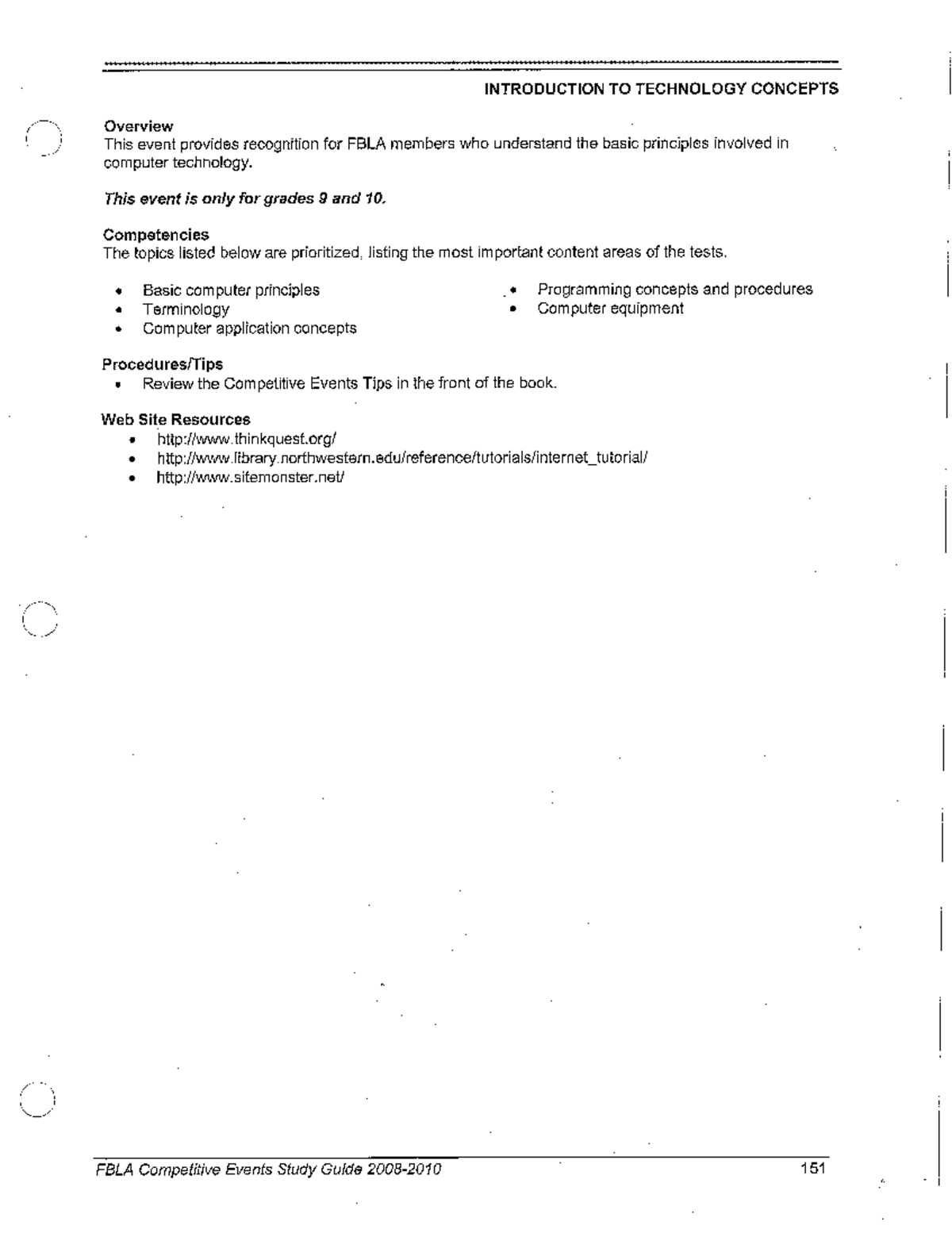 Introduction to Information Technology Study Guide 2007-10 - TECH001 ...