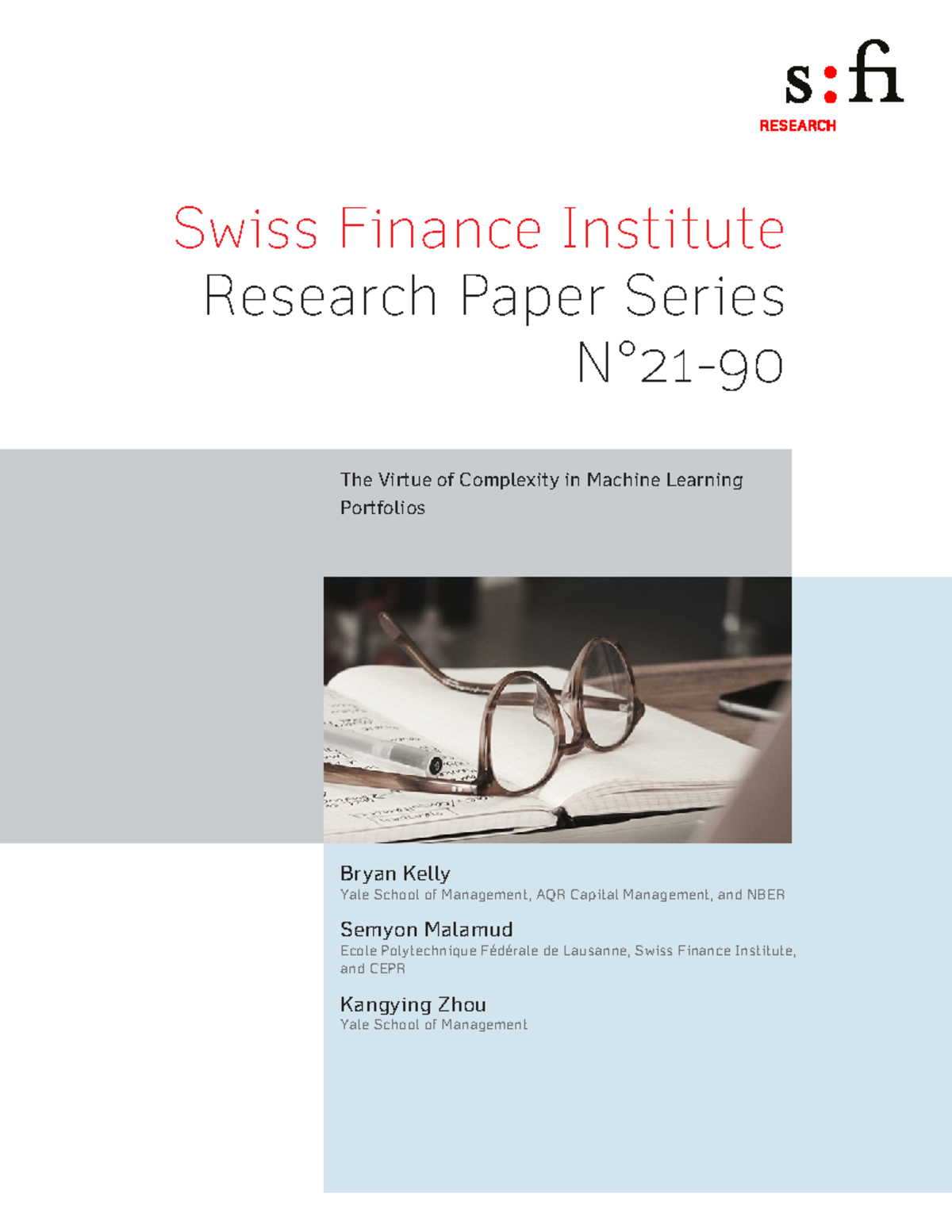 SSRN-id3984925 - papers and notes - Bryan Kelly Yale School of ...