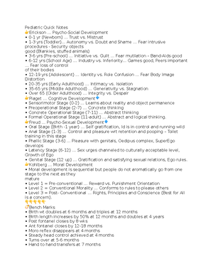 PEDS Hematology - pediatric notes from reading - PEDS HEMATOLOGY RBC ...