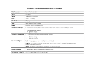 RPH PJ TAHUN 5 2022/2023 - RANCANGAN PENGAJARAN HARIAN (RPH) PENDIDIKAN ...