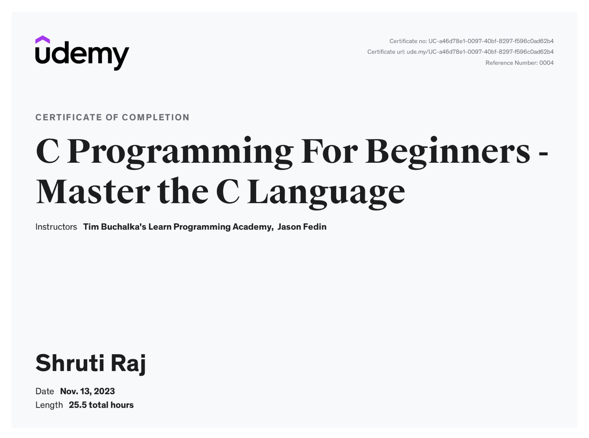 Udemy certificate - student - B.Tech (CSE) - Studocu