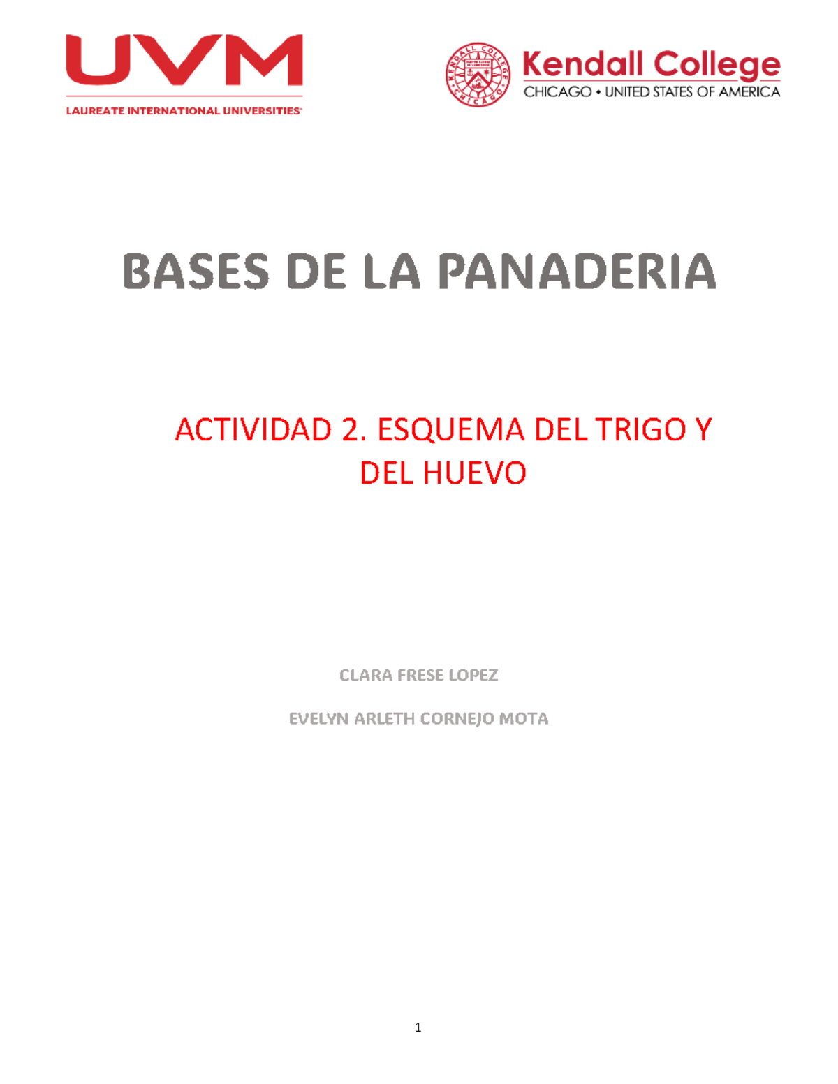 ACT.3 EACM 3 - BASES DE LA PANADERIA ACTIVIDAD 2. ESQUEMA DEL TRIGO Y ...