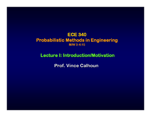 Introduction to statistical theory part - Introduction To Statistical ...