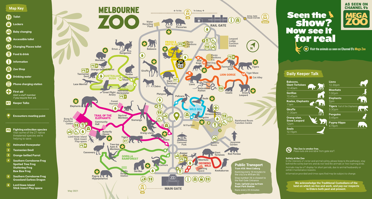 Mz mega zoo online map - good - M M Amazon Aviary Seals Platypus Zebra ...