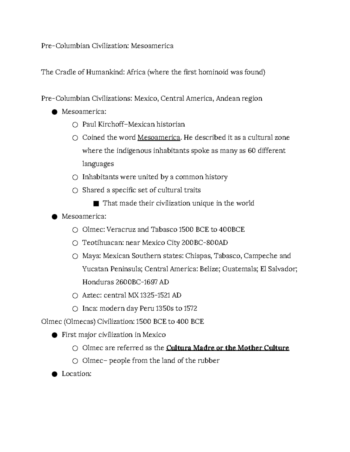 W2' pre-columbia civilization mesoamerica - Pre-Columbian Civilization ...