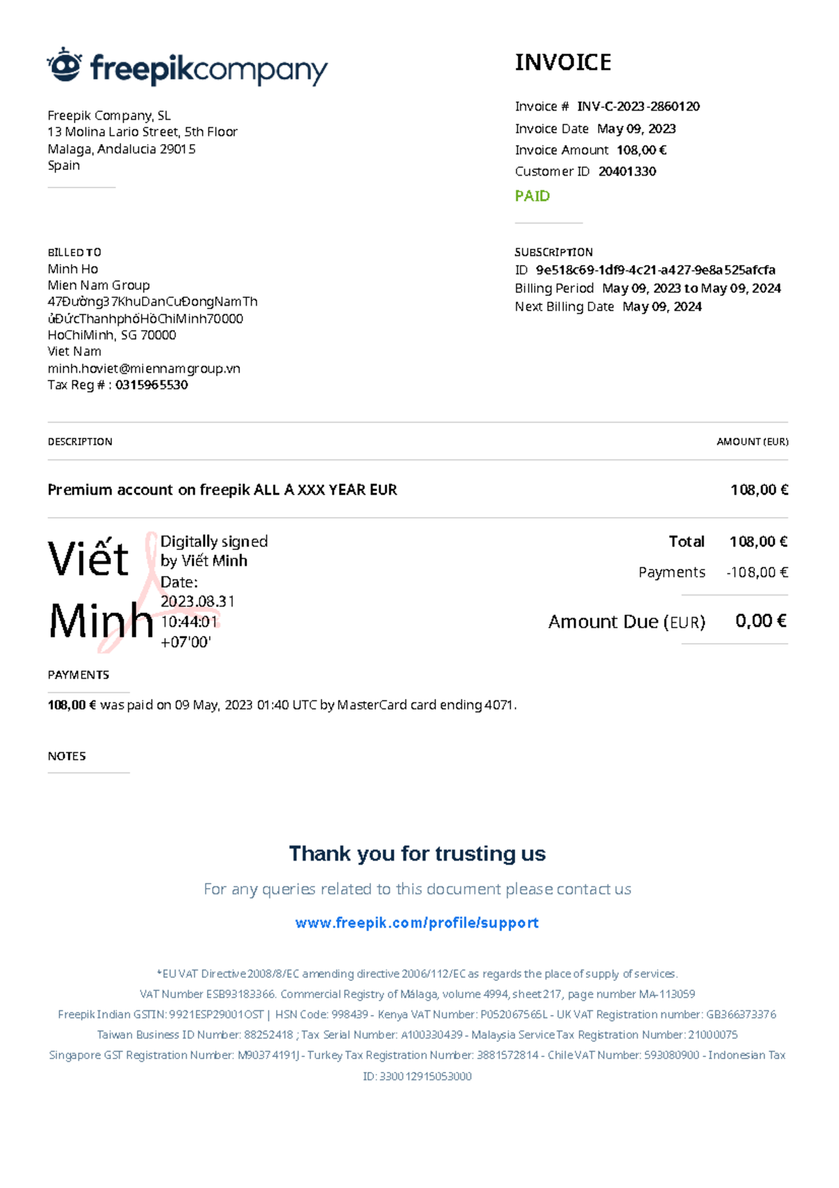 Testchukyso - fff - Freepik Company, SL 13 Molina Lario Street, 5th ...