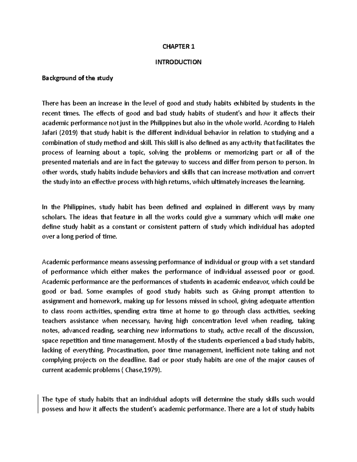 Chapter 1-WPS Office - Research - CHAPTER 1 INTRODUCTION Background of ...