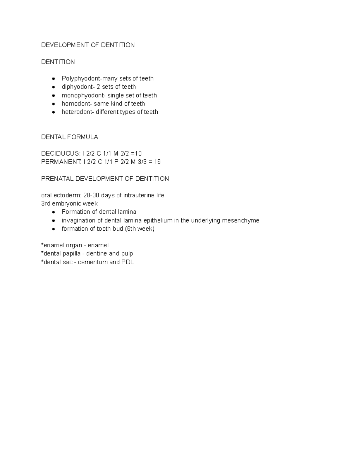 Inbound 6681339193843575170 - DEVELOPMENT OF DENTITION DENTITION ...