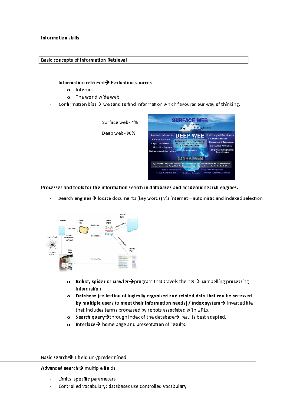 Information skills Apuntes 1,2 - Information skills Basic concepts of ...