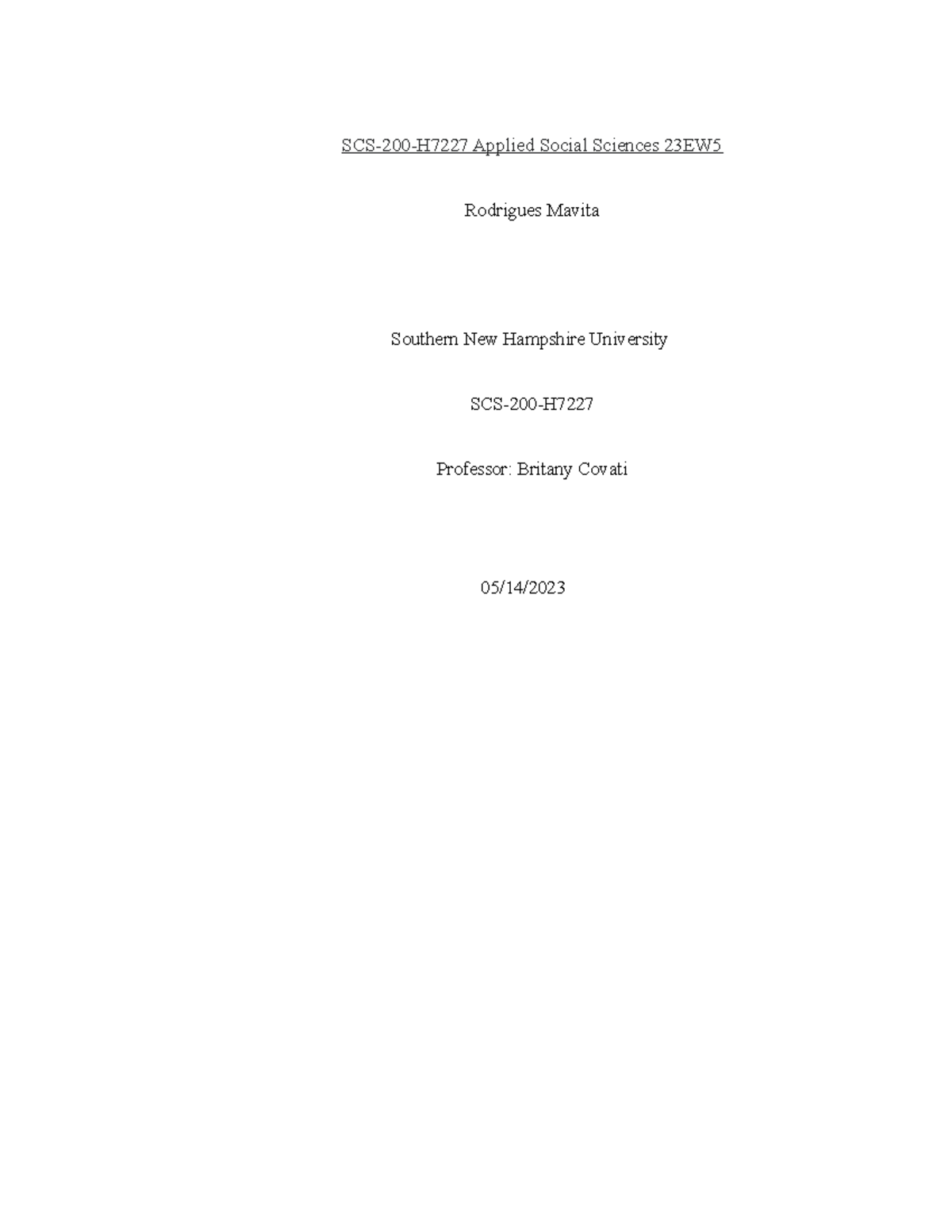 2-2 Research Investigation Progress Check 1 - SCS-200-H7227 Applied ...