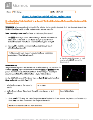 Copy of Copy of Gizmos Solar System Explorer - a Name: Alex and Yiru ...