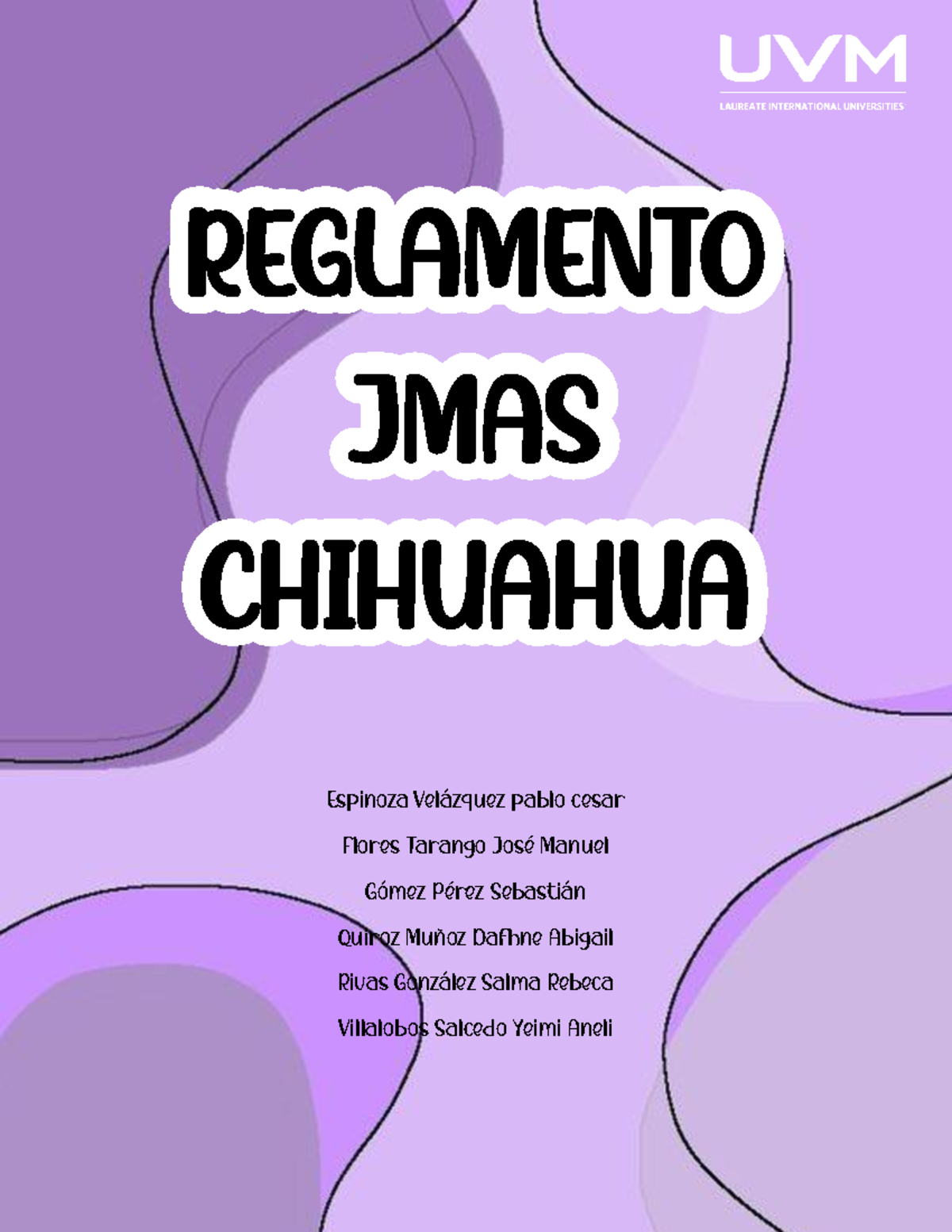 Reglamento JMAS - REGLAMENTO JMAS CHIHUAHUA Espinoza Velázquez pablo ...