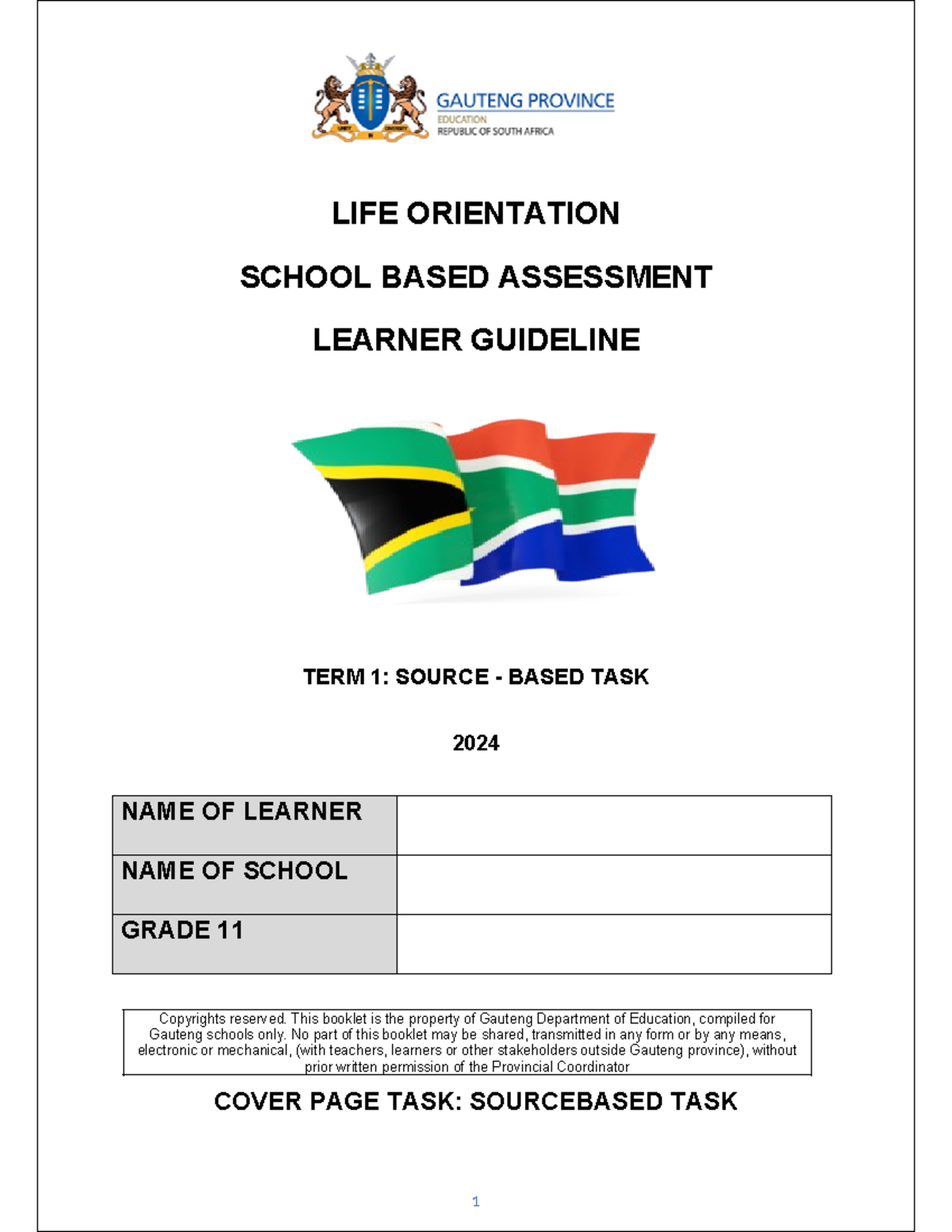 1. Activity 2 Grade 11 LG Source based Task 2024 - LIFE ORIENTATION ...
