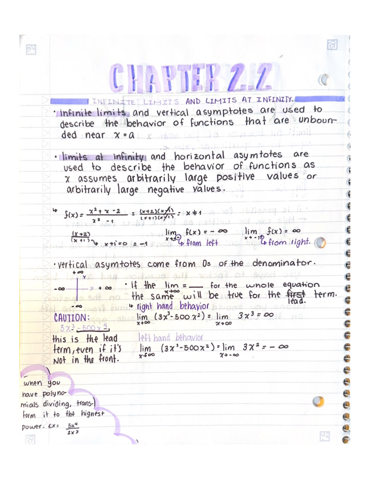 CH 2.2 Notes - MAC 2233 - Studocu