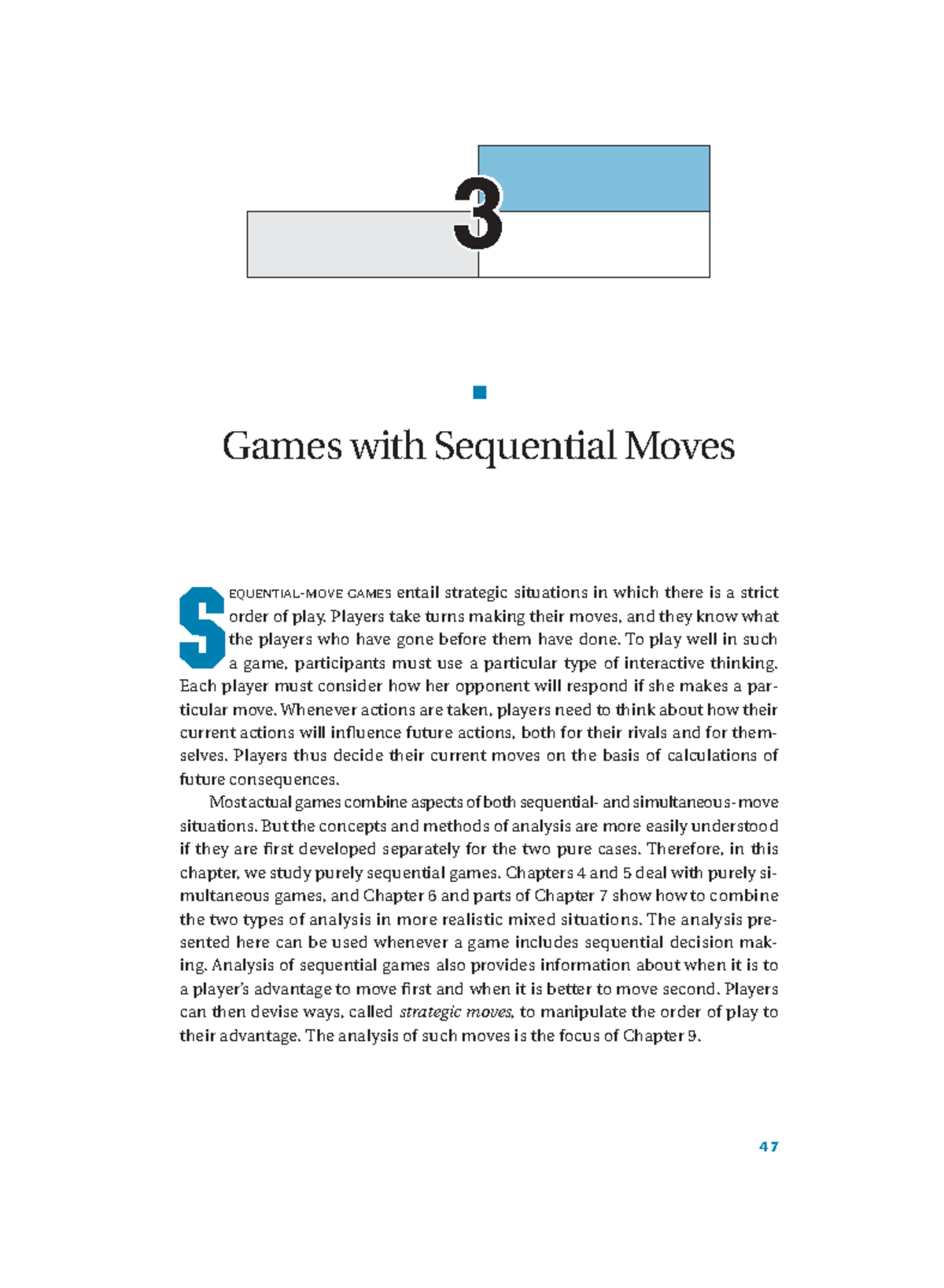 GS -Games with Sequential Moves - 47 33 Games with Sequential Moves S ...