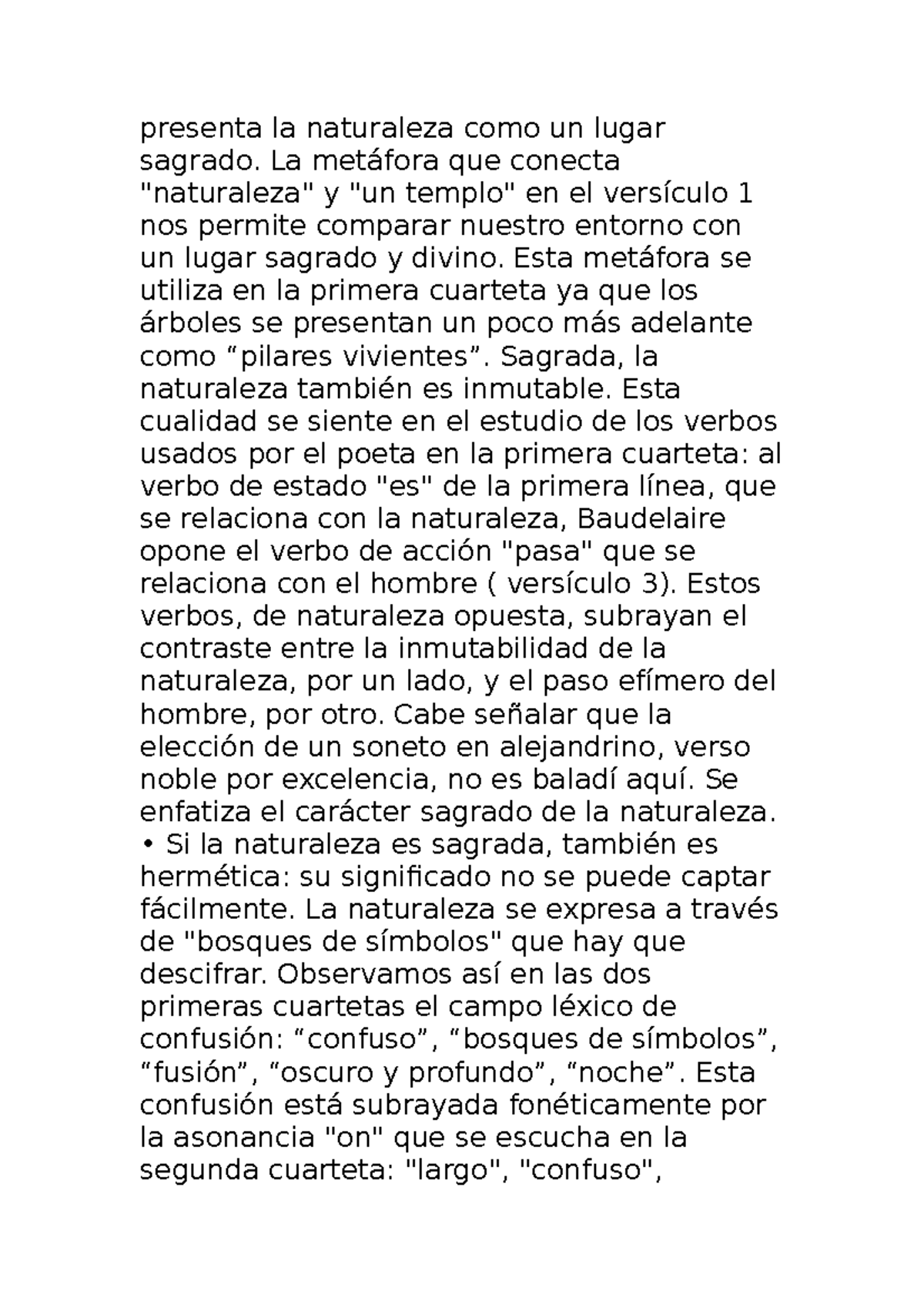 Presenta la naturaleza como un lugar sagrado - La metáfora que conecta ...