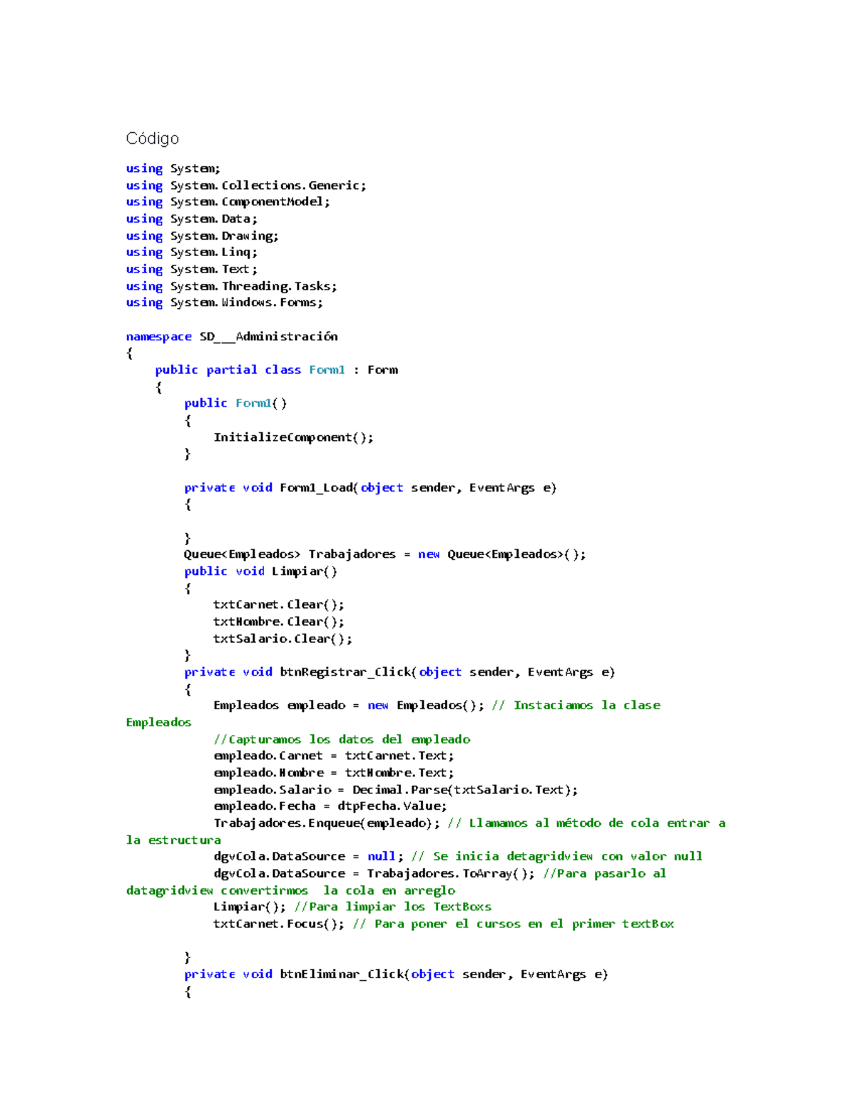 Simulación digital - Tarea III - Código using System; using System.Collections; using System ...