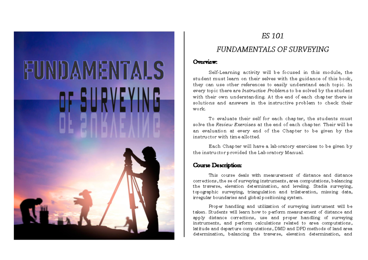 Module 1 - FOS - Overview: Self-Learning activity will be focused in ...