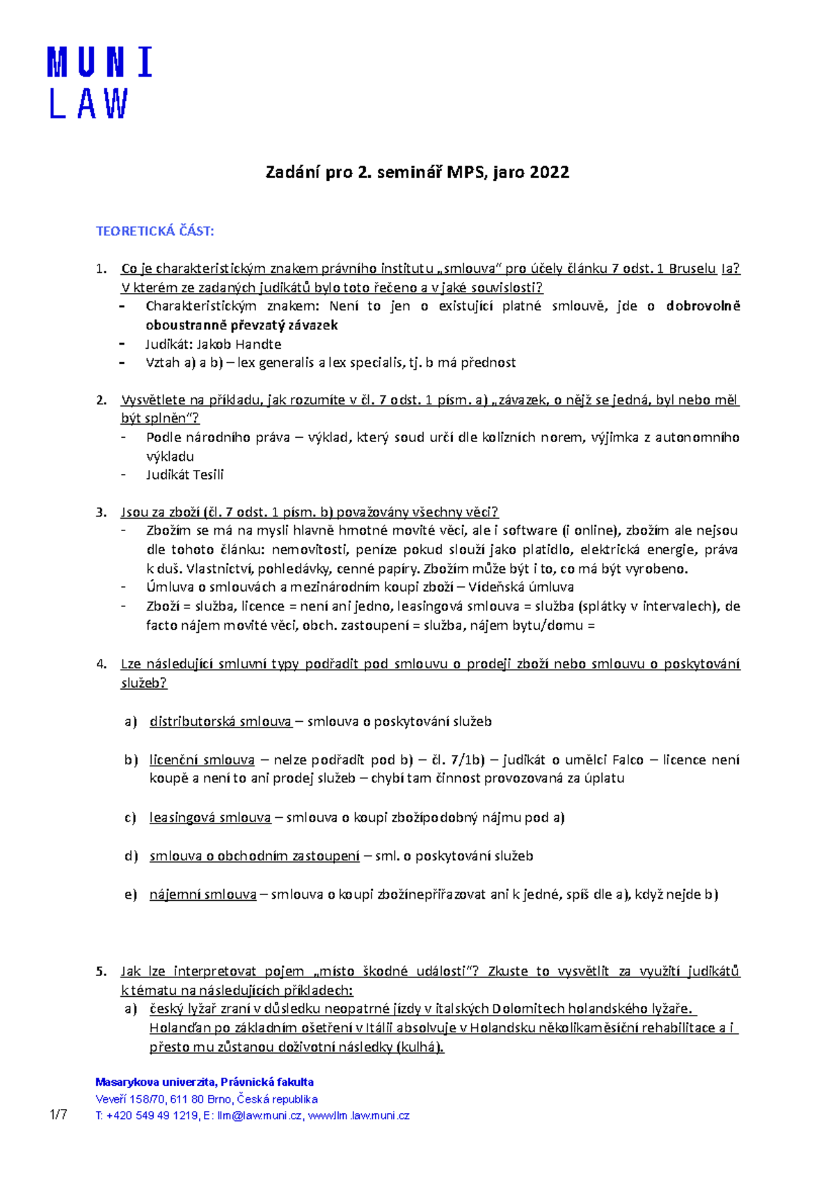 Mps-II-2 - MPS - Zadání pro 2. seminář MPS, jaro 2022 TEORETICKÁ ČÁST: 1. Co je ...