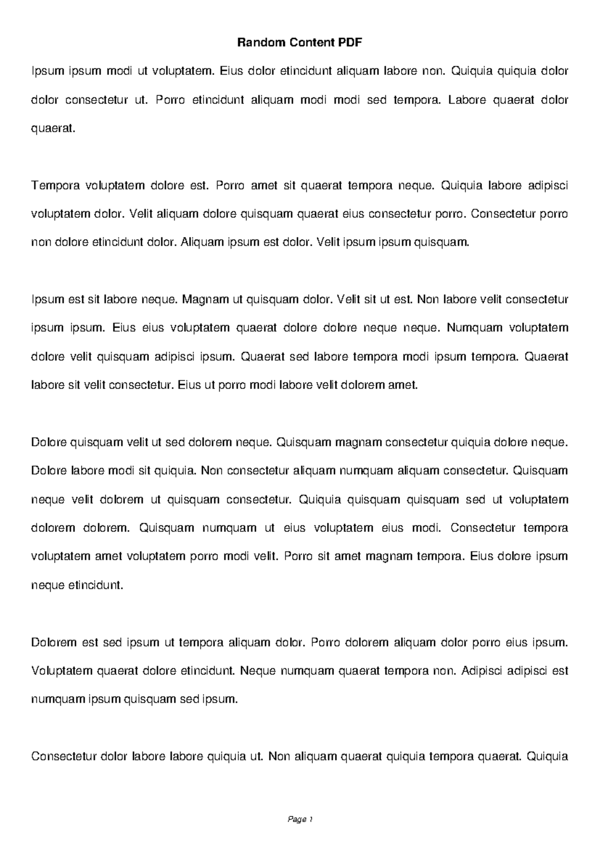 Random PDF 1 - Ipsum ipsum modi ut voluptatem. Eius dolor etincidunt aliquam labore non. Quiquia ...