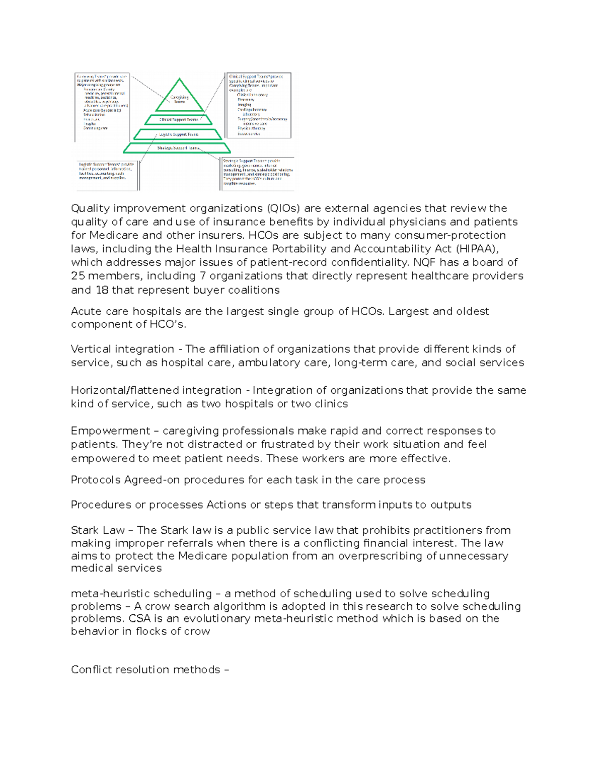 Healthcare Operations Management - Quality improvement organizations (QIOs) are external ...