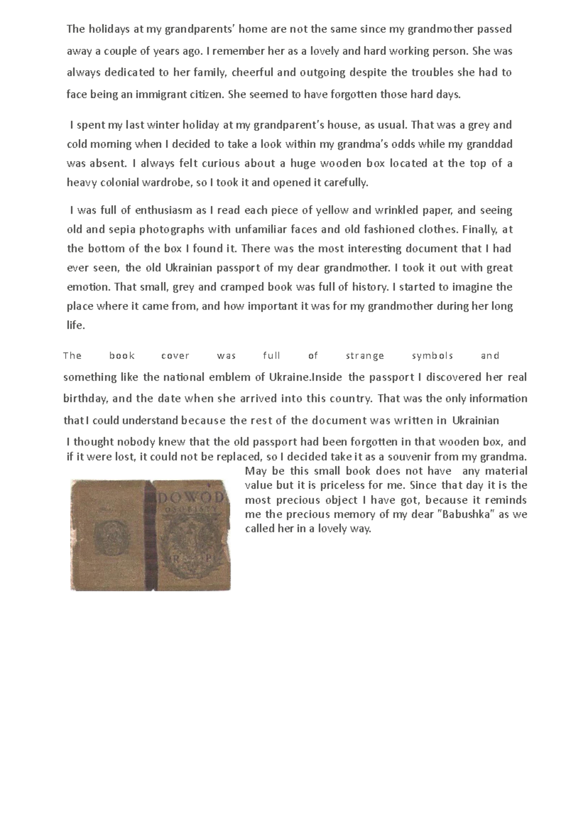 The holidays at my grandparents - I remember her as a lovely and hard ...