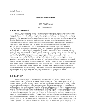Filipino 4 Q2 Module 1 Wastong Pagbaybay V1 - Filipino Ikalawang ...