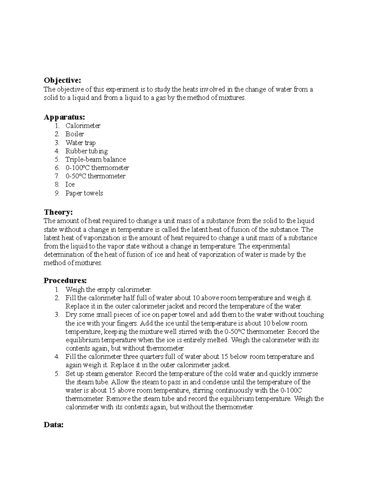 Experiment 3 - Lab Report - Objective: The objective of this experiment ...