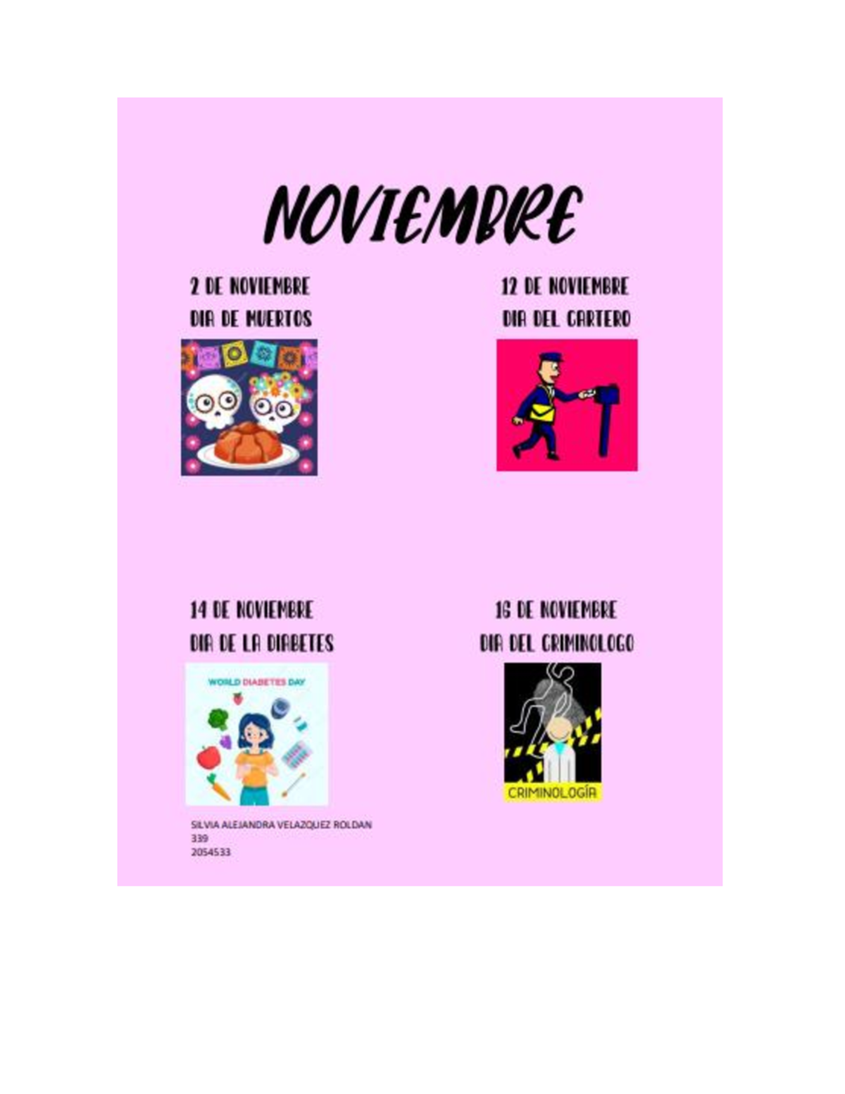 Portada DEL MES DE Noviembre - Empieza noviembre y empieza las ...