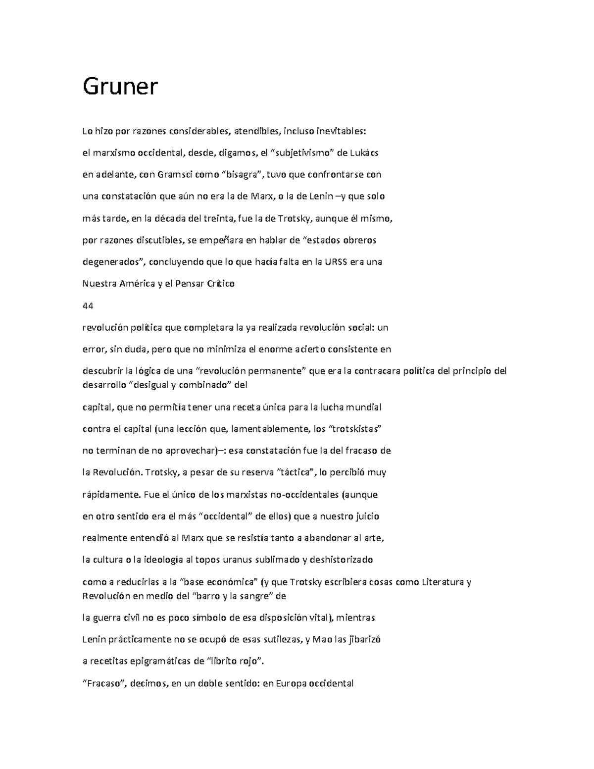 Grunner - texto gruner - Gruner Lo hizo por razones considerables, atendibles, incluso ...