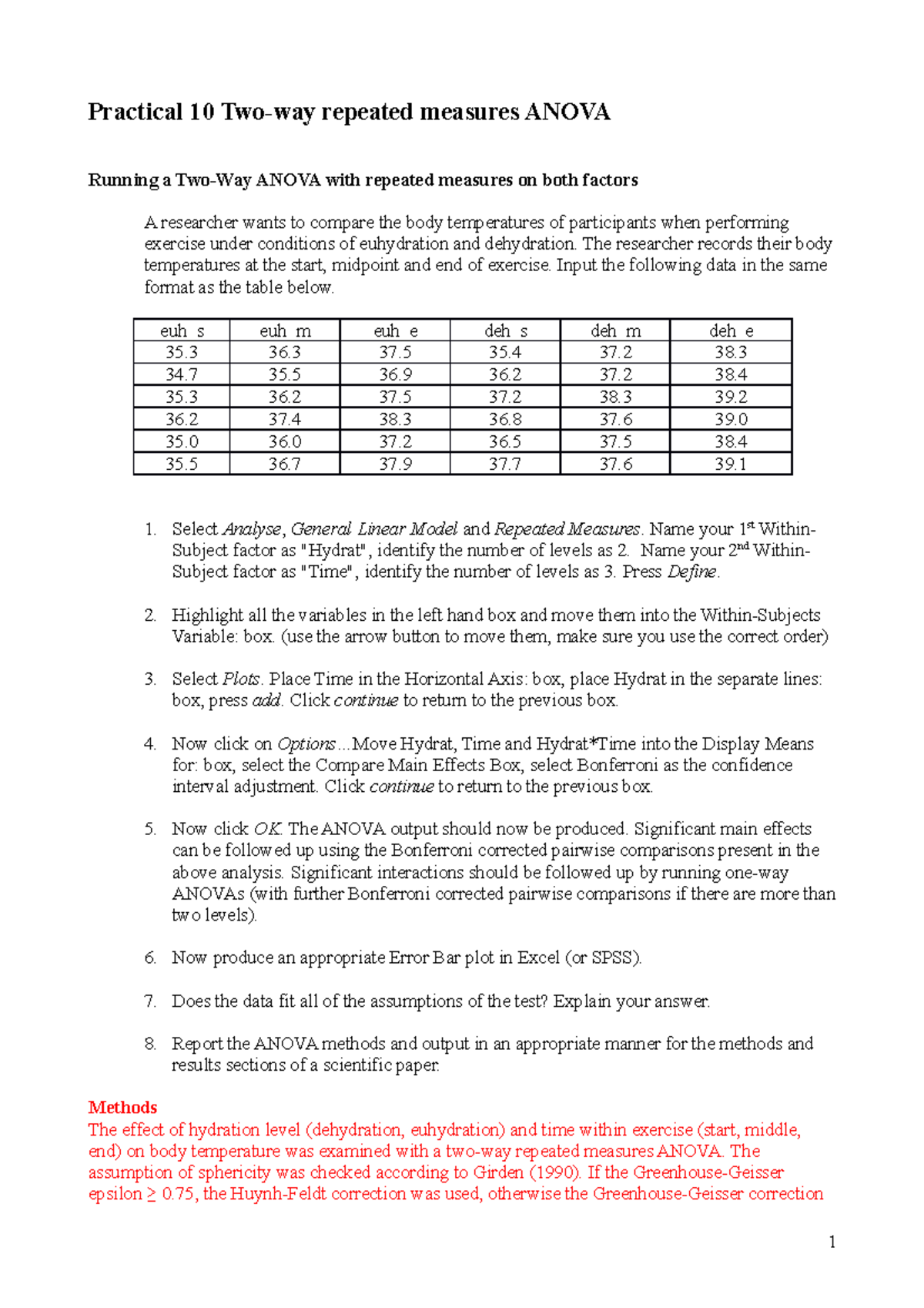 Practical 10 Remmp factorial WS Anova 2021-2022 with answers - Practical 10 Two-way repeated ...