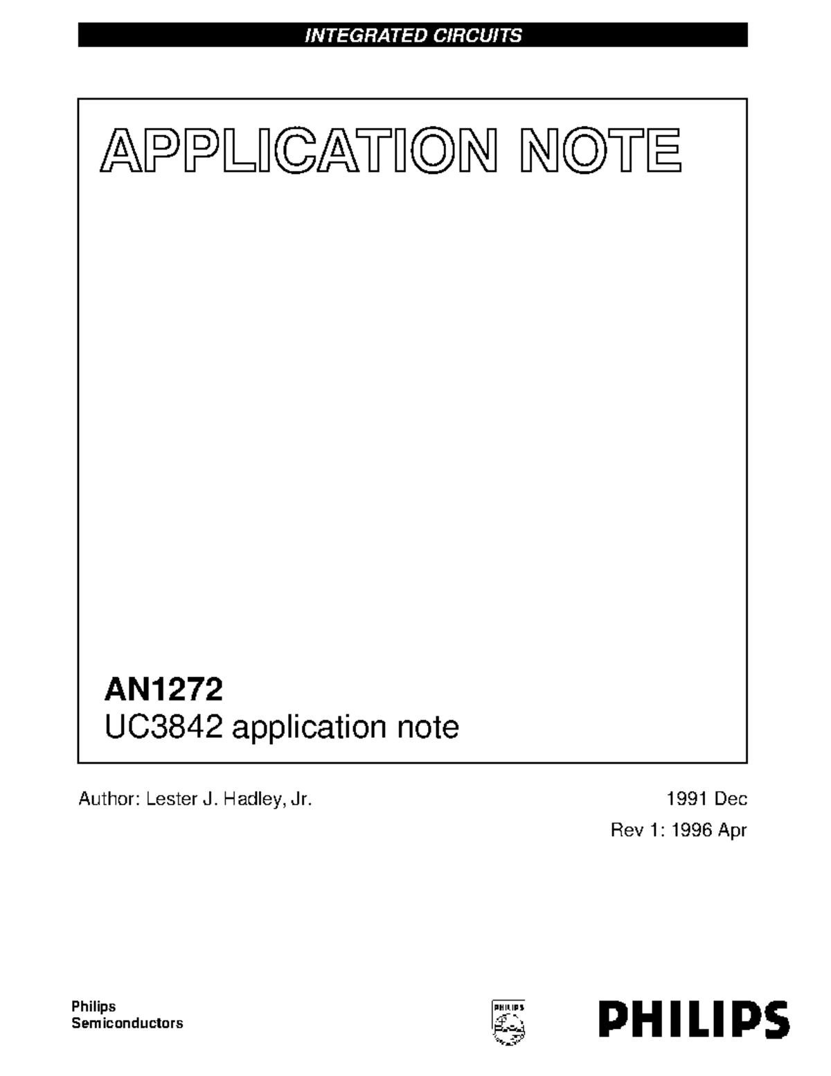 UC3842 application note - AN UC3842 application note Author: Lester J ...
