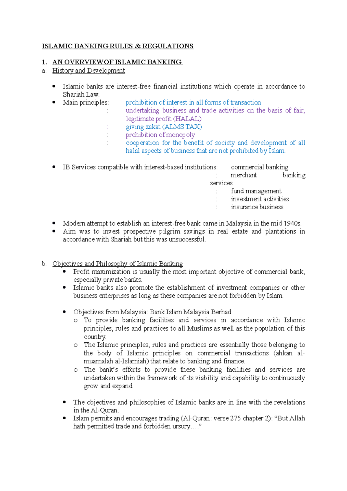 Islamic Banking Rules - ISLAMIC BANKING RULES & REGULATIONS 1. AN ...