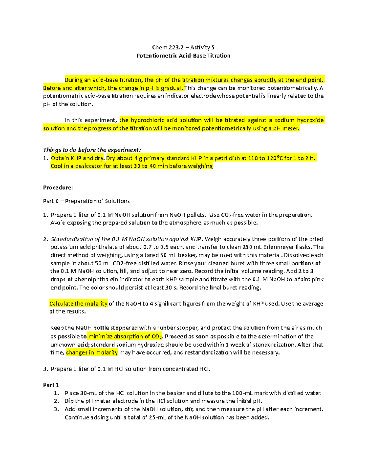 Chem-223.2-Activity-5-Potentiometric-Titration - Chem 223 – Activity 5 ...