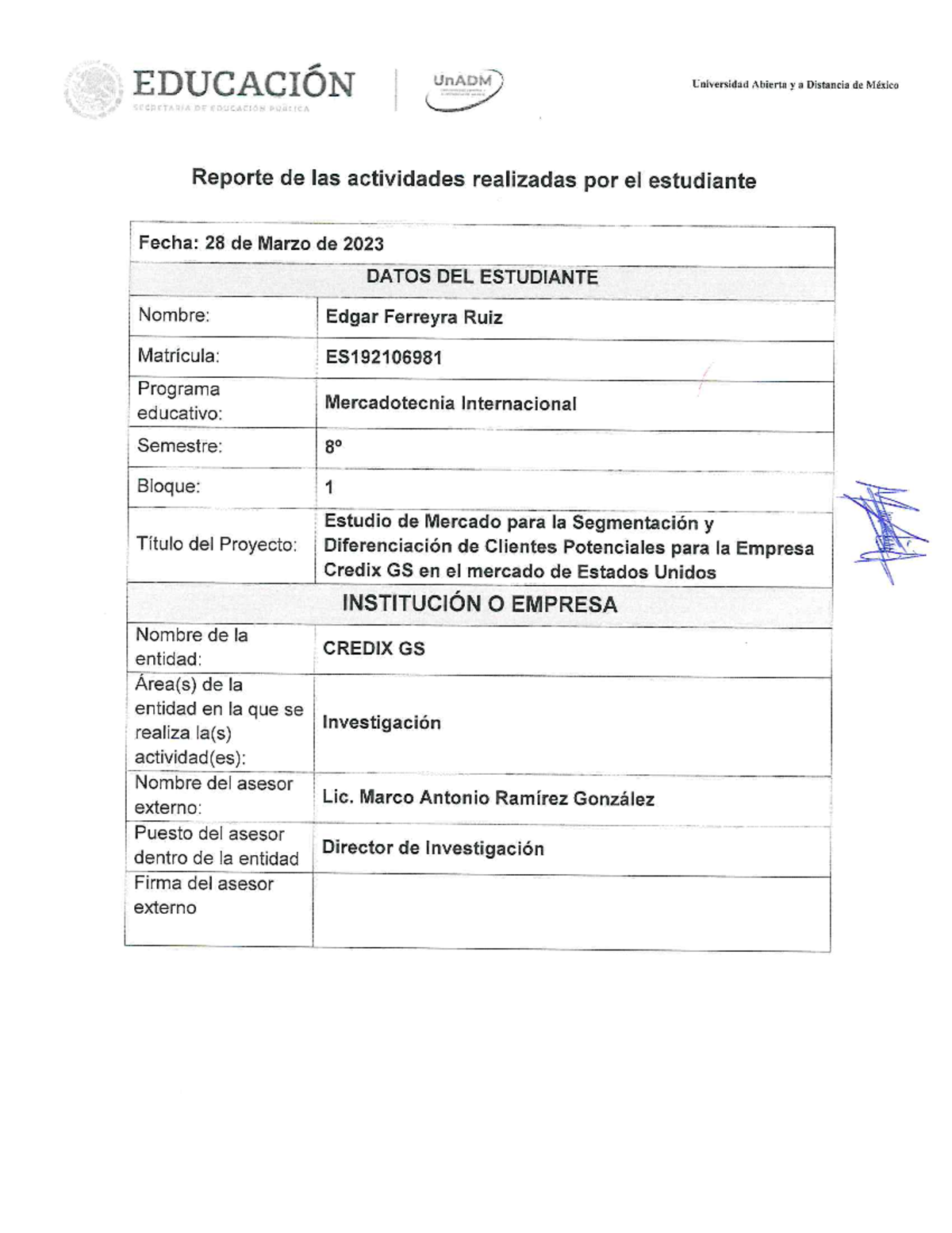 EDFR B1 In1 - dfsfsdf - Proyecto terminal I - Studocu