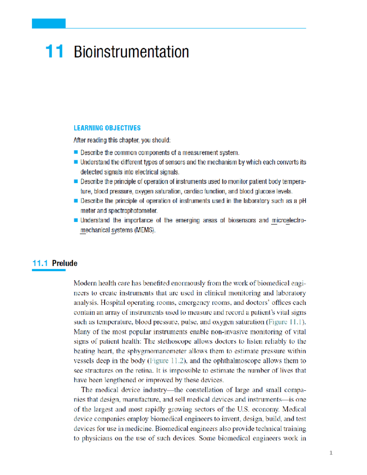 Reading HW#7 (Intro to Bioinstrumentation) - ENGR 116 - Studocu