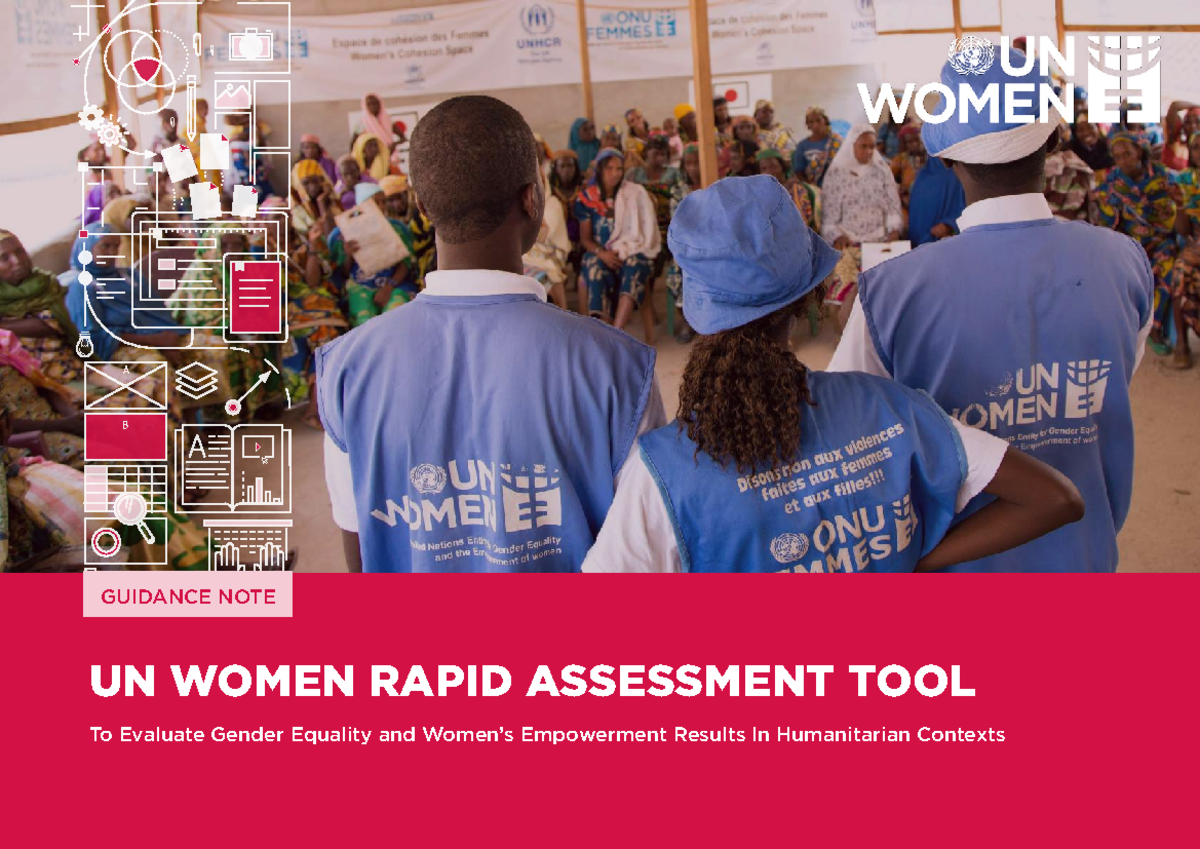 Rapid assessment tool to evaluate GEWE results in humanitarian contexts ...