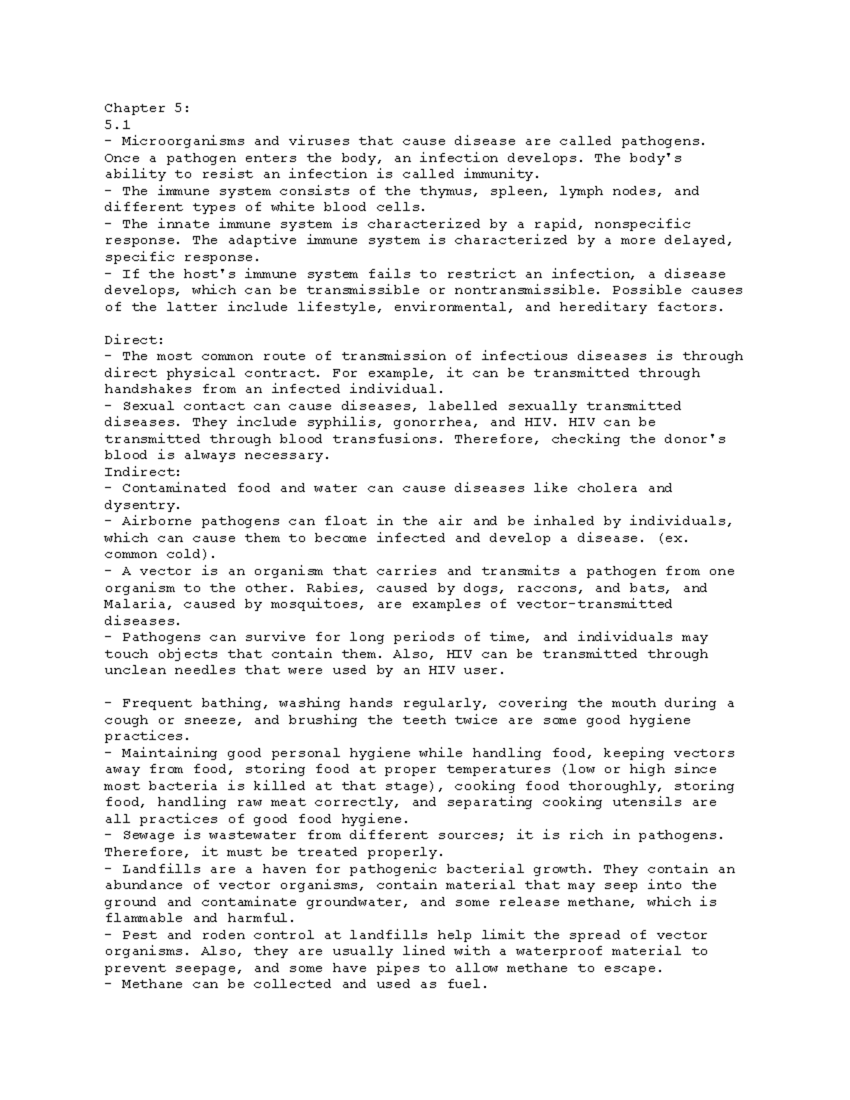 Chapter-5-Biology - summary of ch5 bio M book - Chapter 5: 5 ...